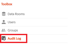 Audit-Log | dDataBox Wiki